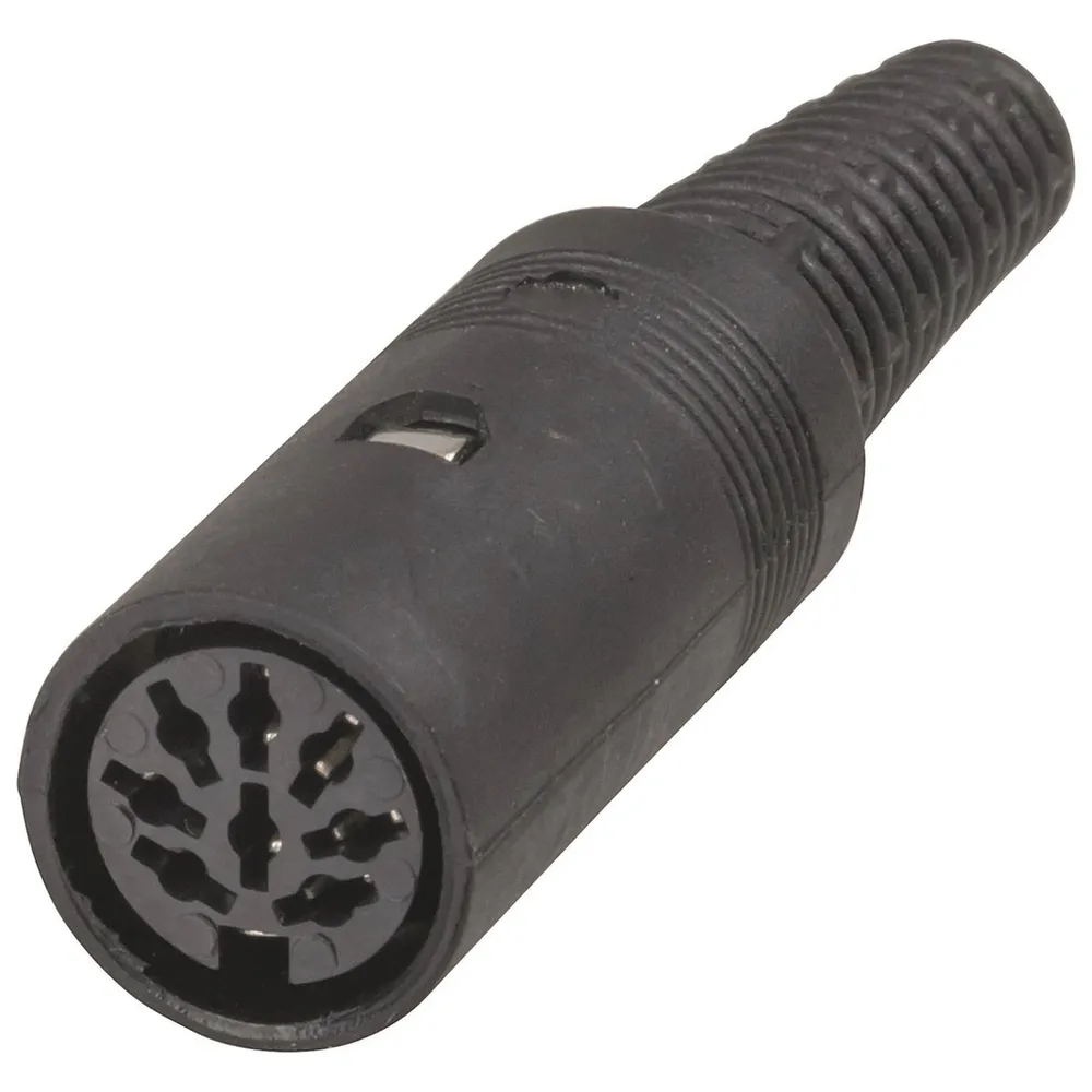 8 Pin DIN Line Plug | Jaycar Australia