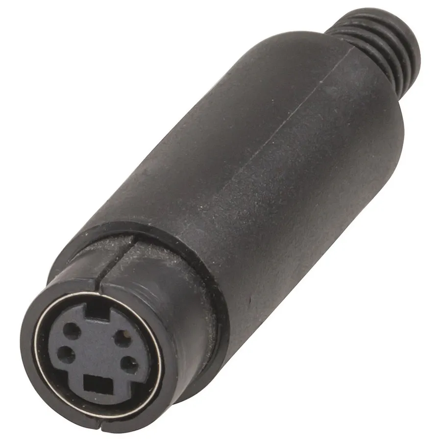4 Pin Mini DIN Plug | Jaycar Australia