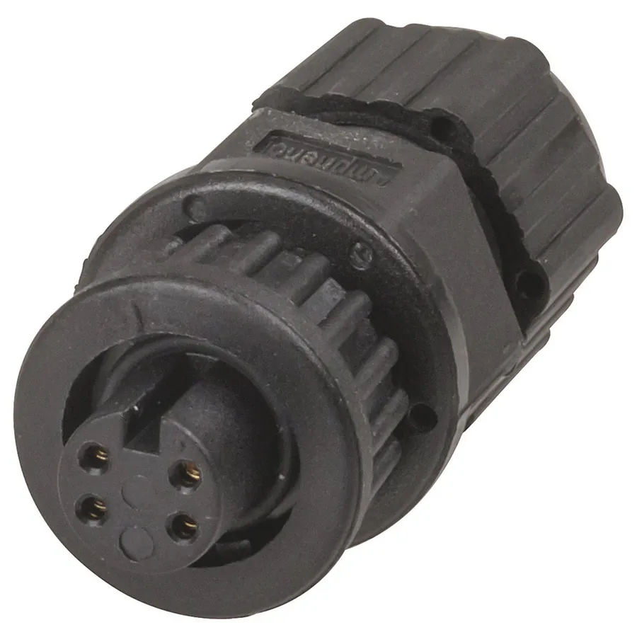 IP67 4 Pin Panel Mount Plug | Jaycar Australia
