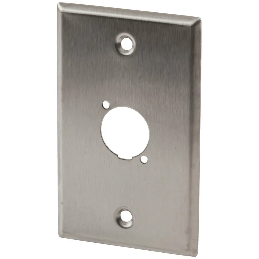 Stainless Steel Wall Plate Dual XLR | Jaycar Australia