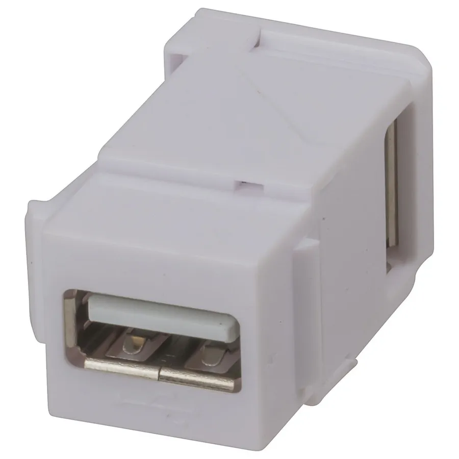 Right Angle USB 2.0 Socket Keystone Insert | Jaycar Australia