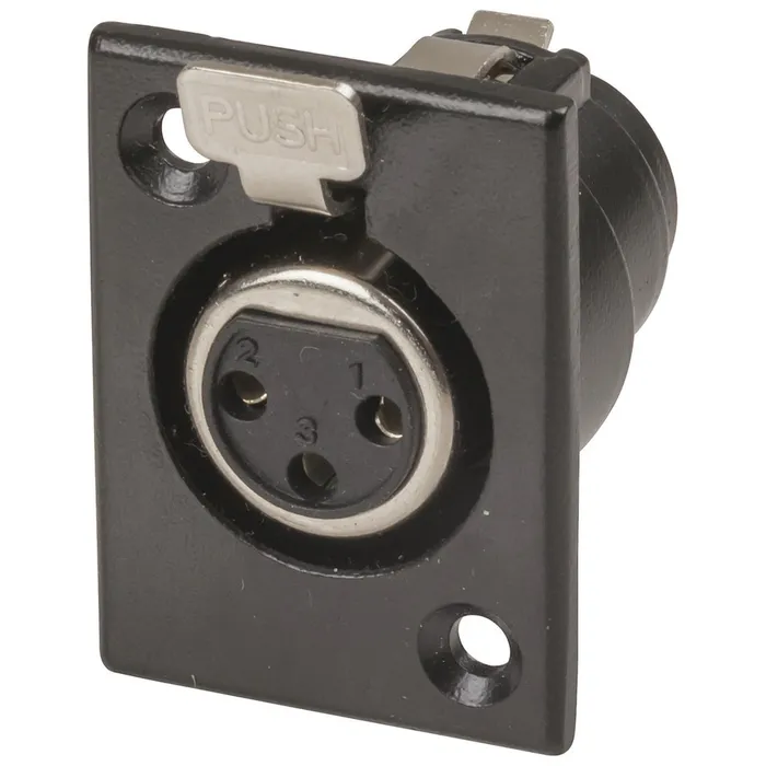 Amphenol 3 Pin Line Female Cannon Type Connector | Jaycar Australia
