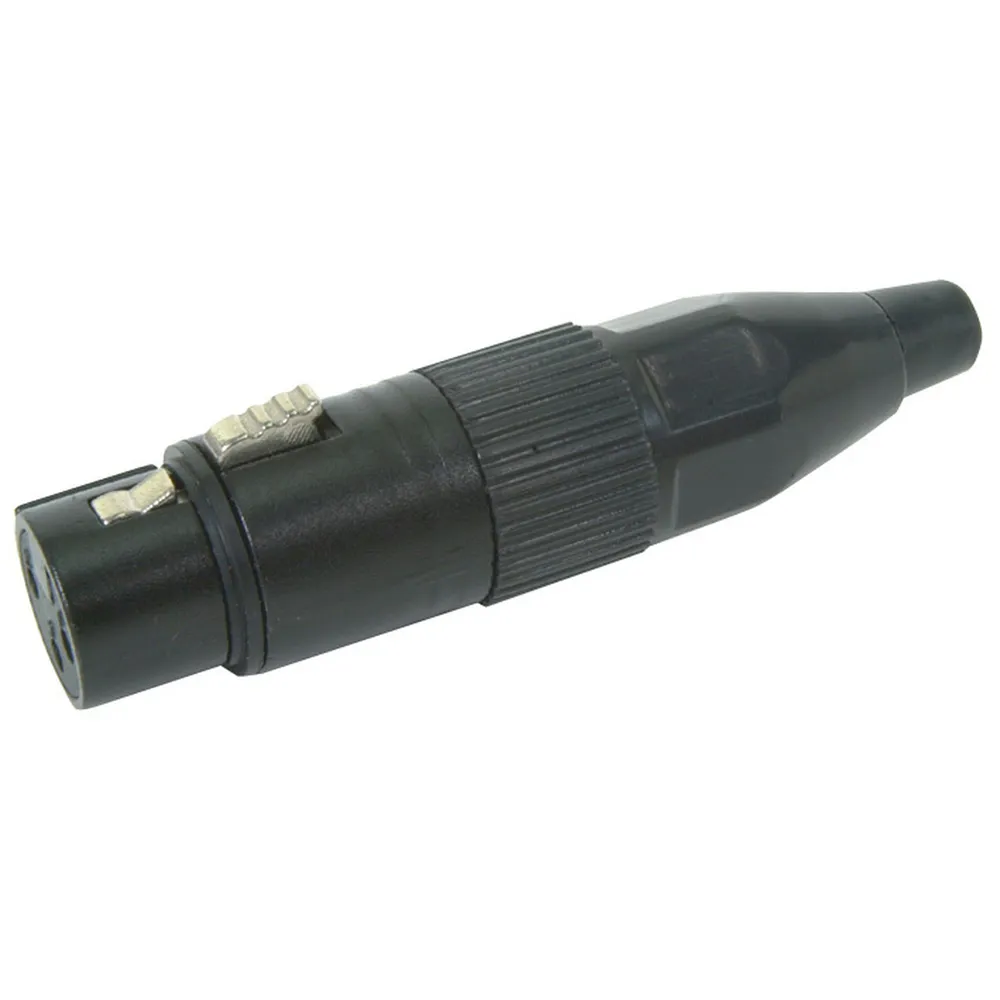3 Pin Line Female Cannon Type Connector | Jaycar New Zealand