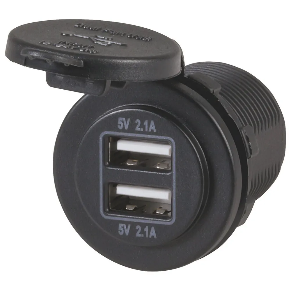 Easy-Install 2x2.1A Dual USB Charging Ports | Jaycar Australia