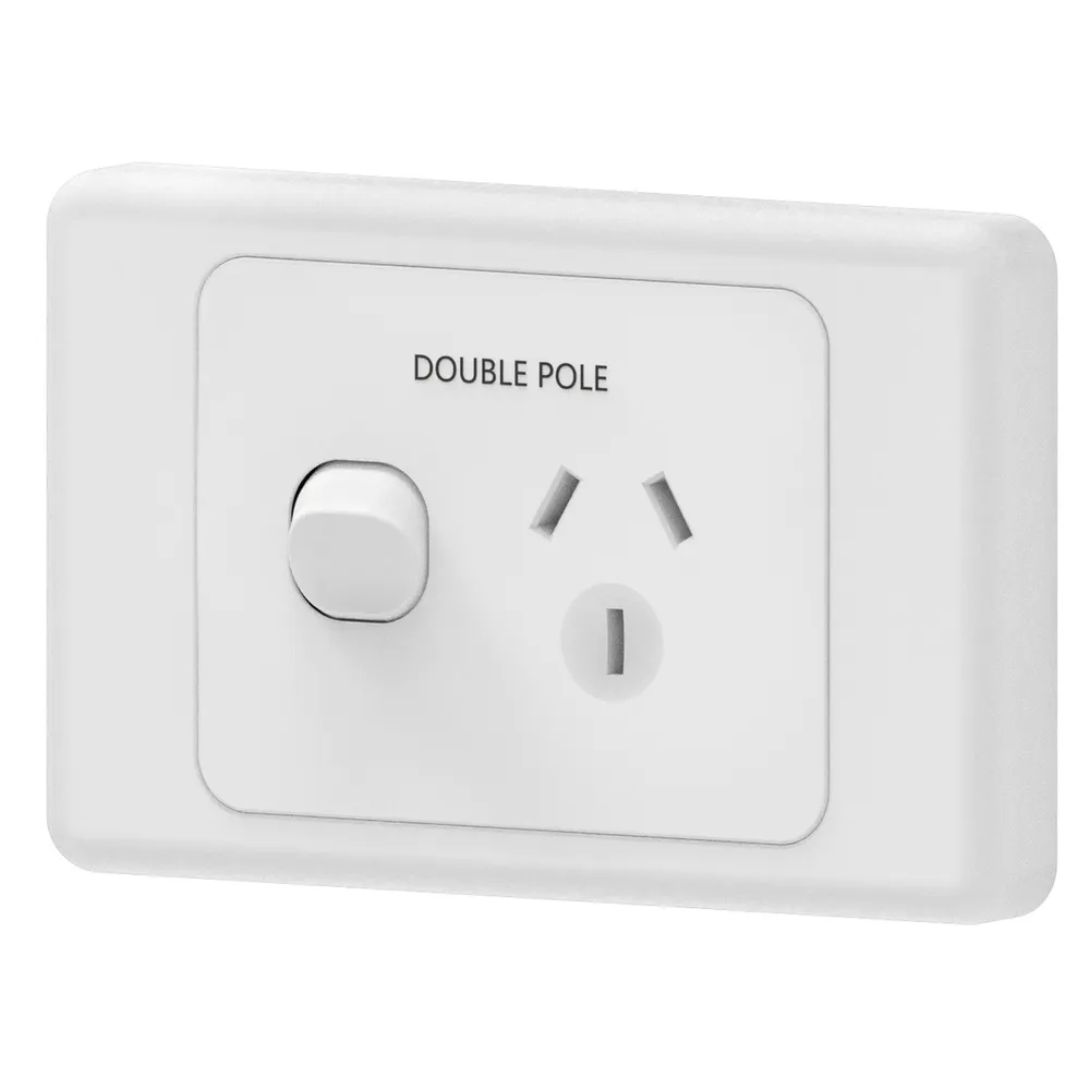 Mains 15A Single Powerpoint Double Pole | Jaycar Australia