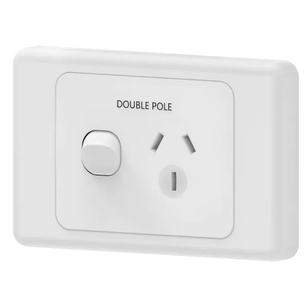 Mains 15A Single Powerpoint Double Pole | Jaycar Australia