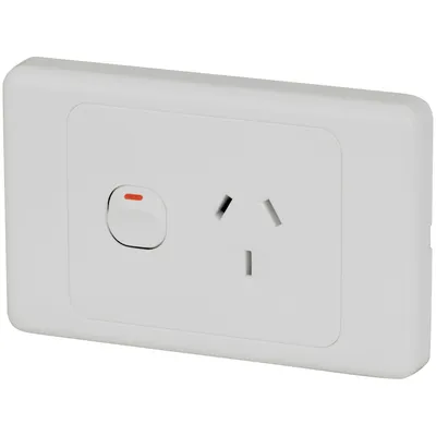 10A Double GPO Power Point with Extra Switch | Jaycar Australia