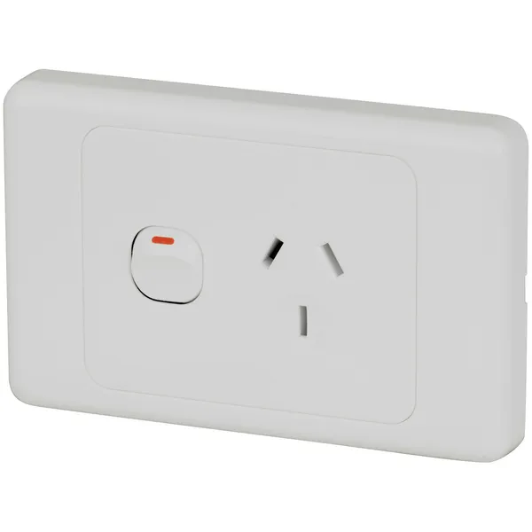 10A Double GPO Power Point with Extra Switch | Jaycar Australia
