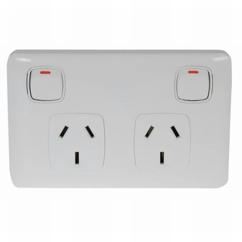 10A Double GPO Power Point with Extra Switch | Jaycar Australia