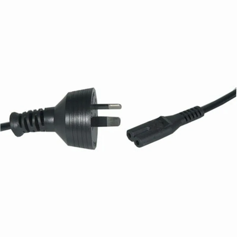 2pin Fig 8 Mains Plug to IEC C7 Female - 1.8m - Figure 8 | Jaycar Australia