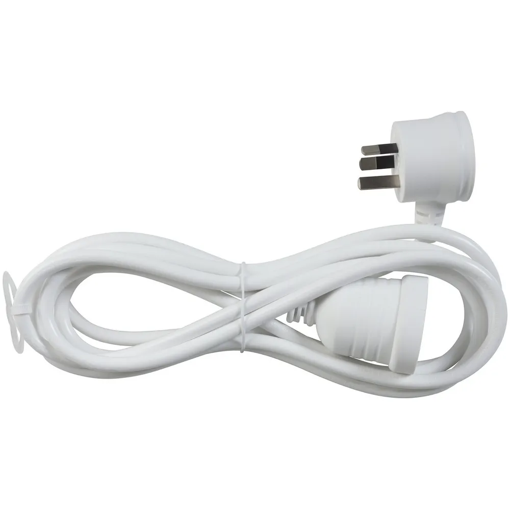 3m White Piggyback Plug Extension Cable | Jaycar Australia
