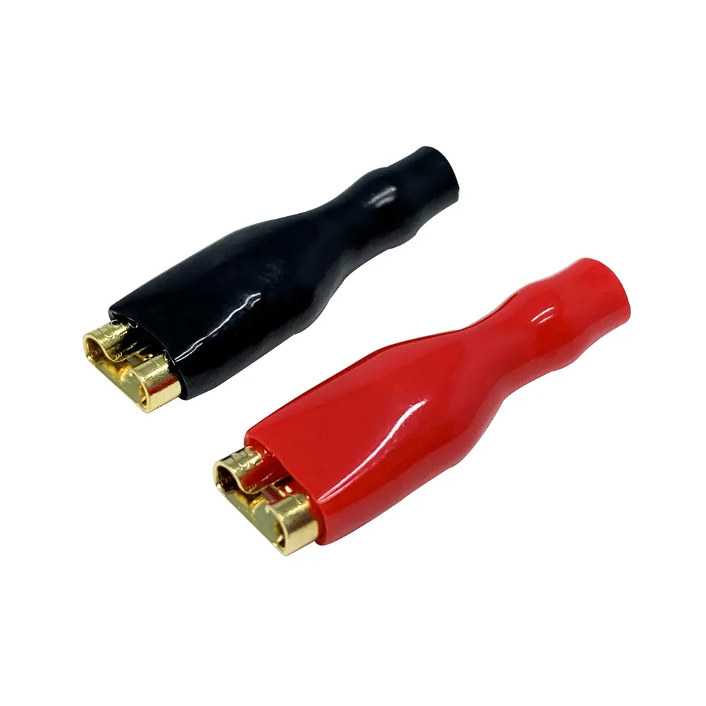 Red and Black Forked Spade Terminals - Pack | Jaycar Australia