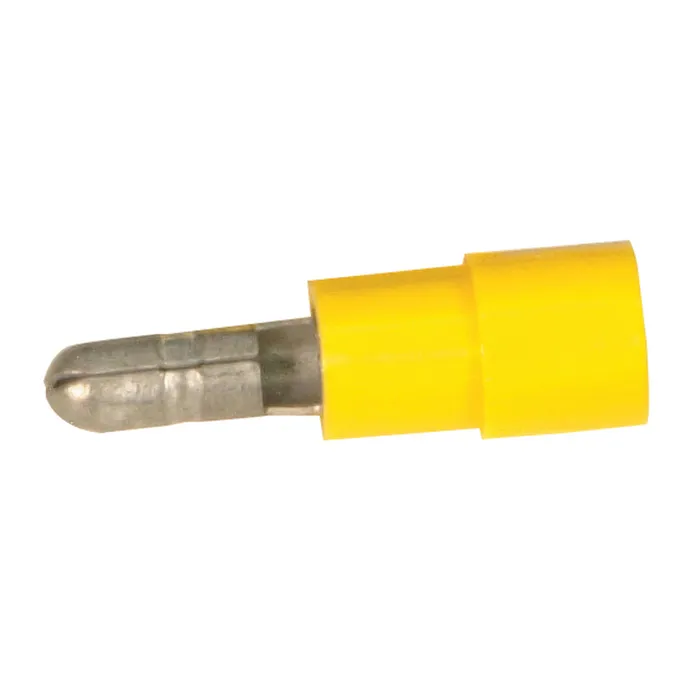 4mm Bullet Male - Yellow - Pack of 100 | Jaycar Australia