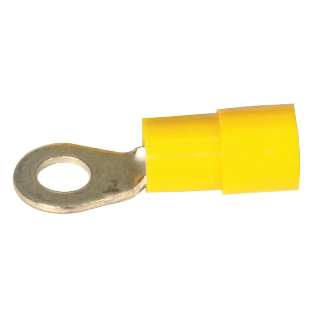 Eye Terminal Crimp 5.3mm - Yellow (Pack of 100) | Jaycar Australia