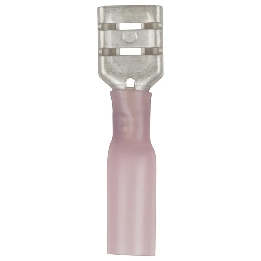 Mini Female Spade - Red - Packet of 8 - Self Sealing Quick Connectors ...