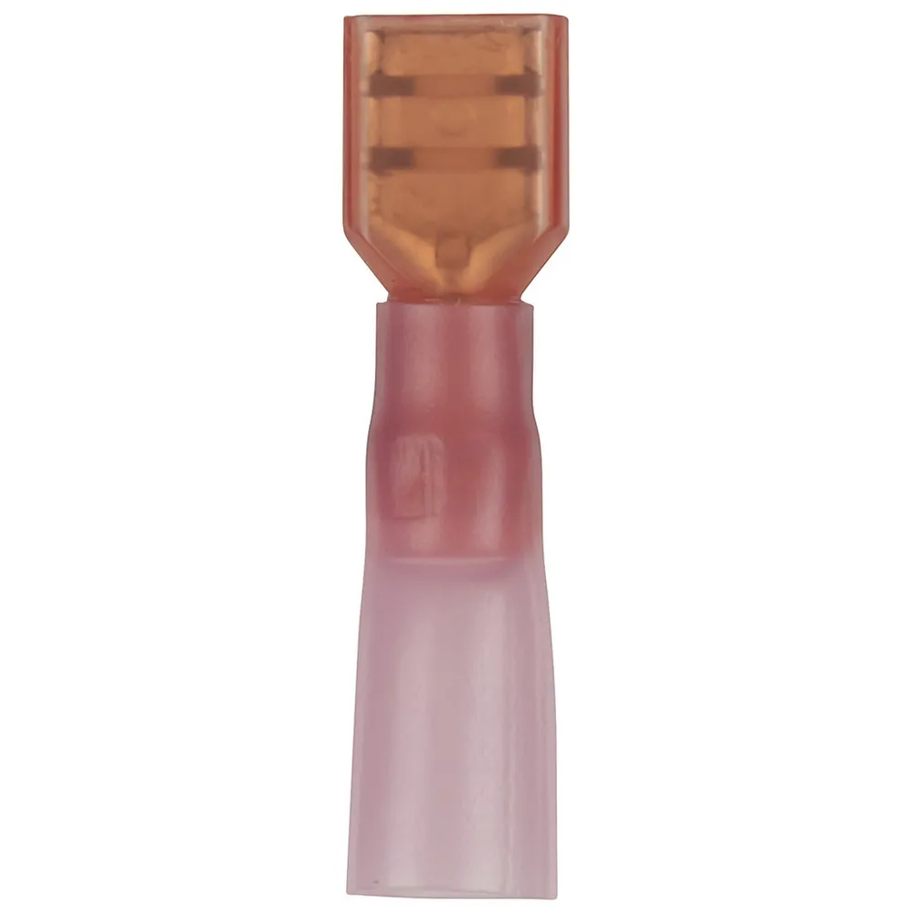 Mini Female Spade - Red - Packet of 8 - Self Sealing Quick Connectors ...