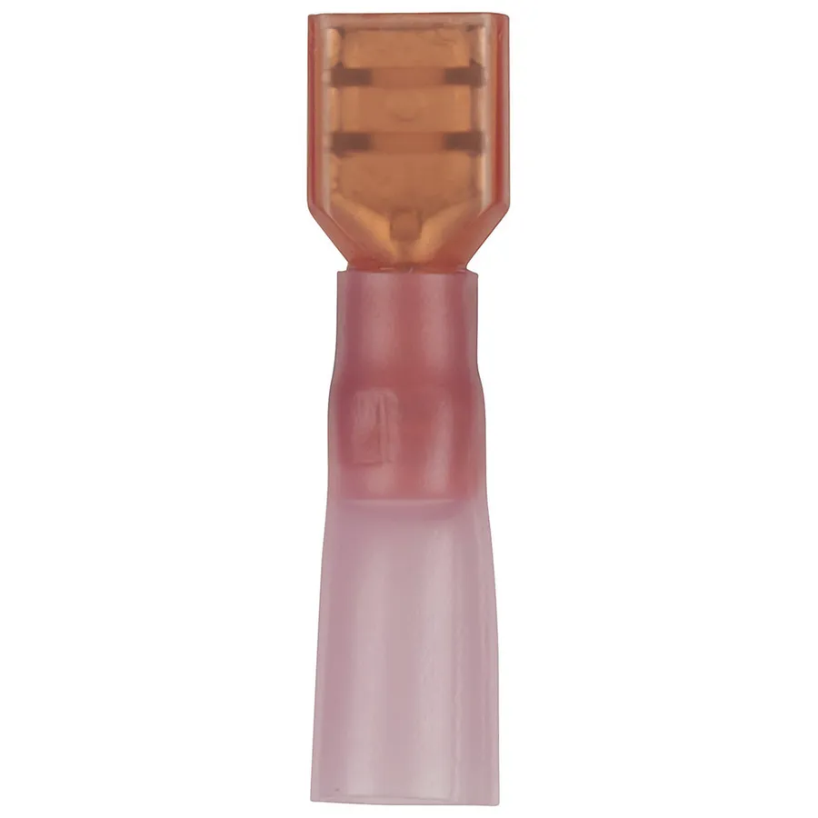 Fully Insulated Female Spade - Red - Packet of 8 - Self Sealing Quick ...