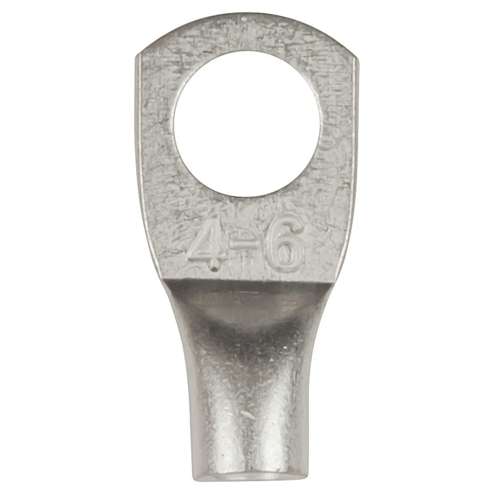 6mm Non-Insulated Eye Terminal 4mm2 14-12AWG Pack of 8 | Jaycar Australia