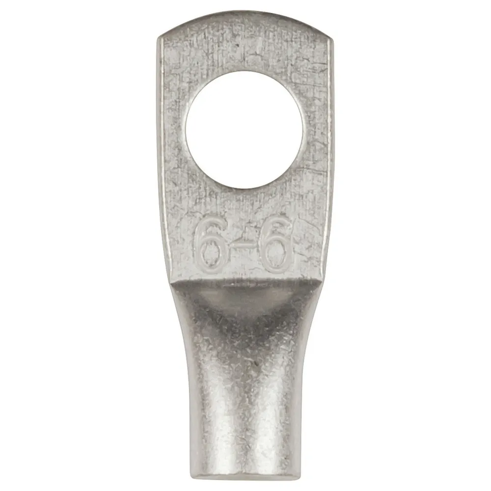 6mm Non-Insulated Eye Terminal 6mm2 12-10AWG Pack of 8 | Jaycar New Zealand