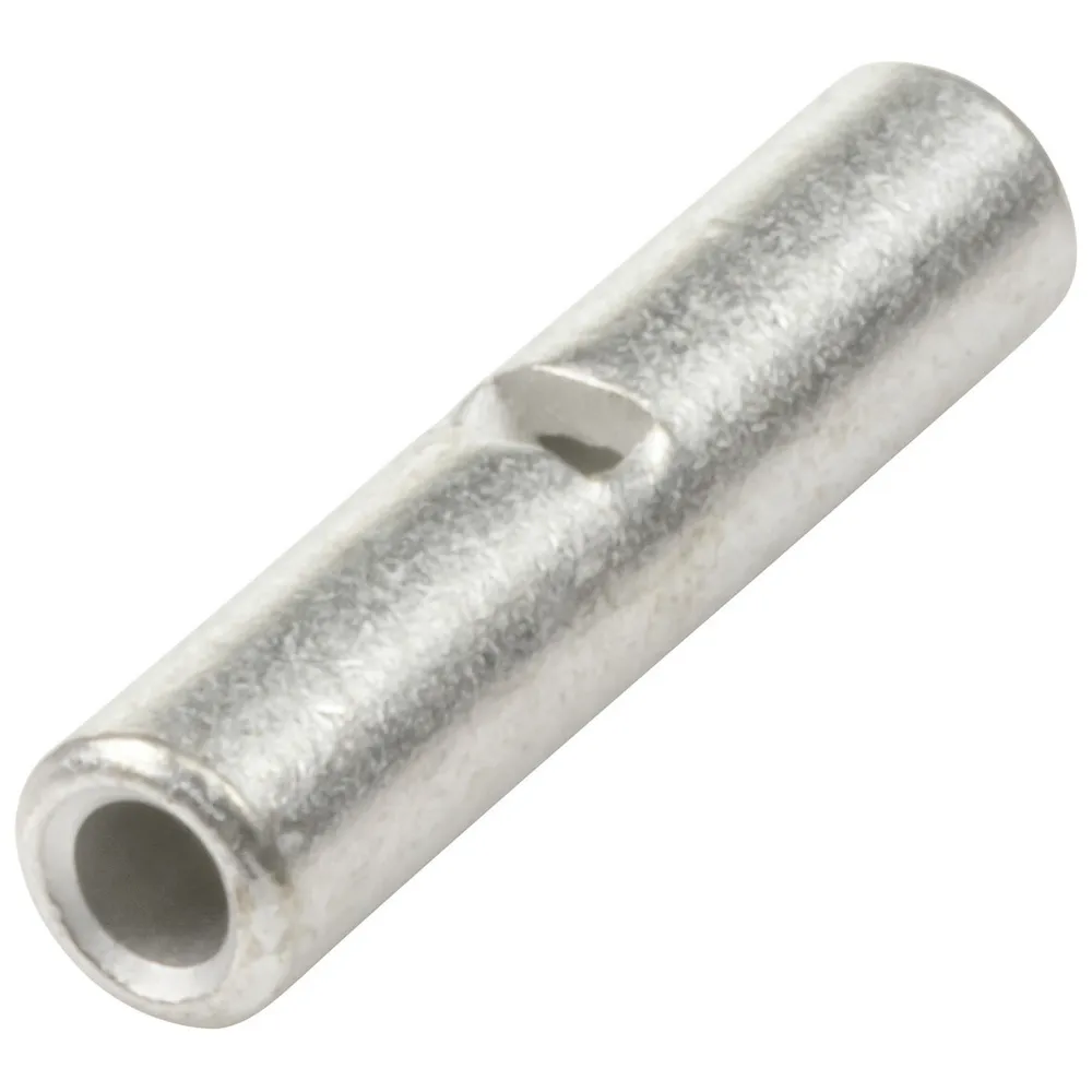 Non-Insulated Butt Terminal 22-16AWG Pack of 20 | Jaycar Australia