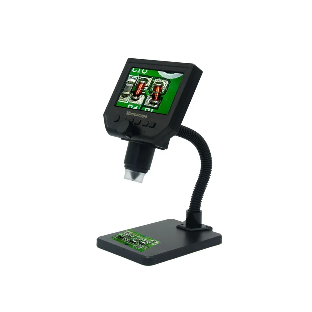 720P Digital Microscope with 4.3 Inch HD Screen and 3.6MP CCD Sensor ...
