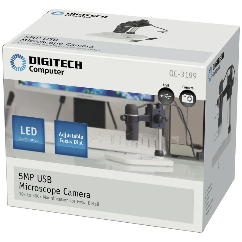 Digitech 5MP USB Digital Microscope | Jaycar Australia