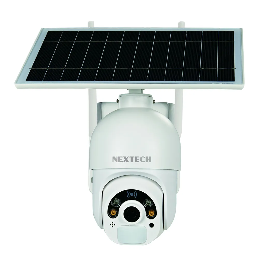 Nextech 1080p Battery powered PTZ Smart Wi-Fi Camera with Solar Panel ...