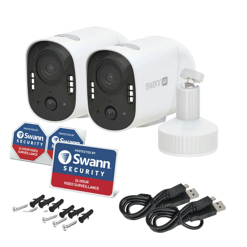 Swann 4K Battery Powered Xtreem Wi-Fi Camera 2Pk | Jaycar Australia