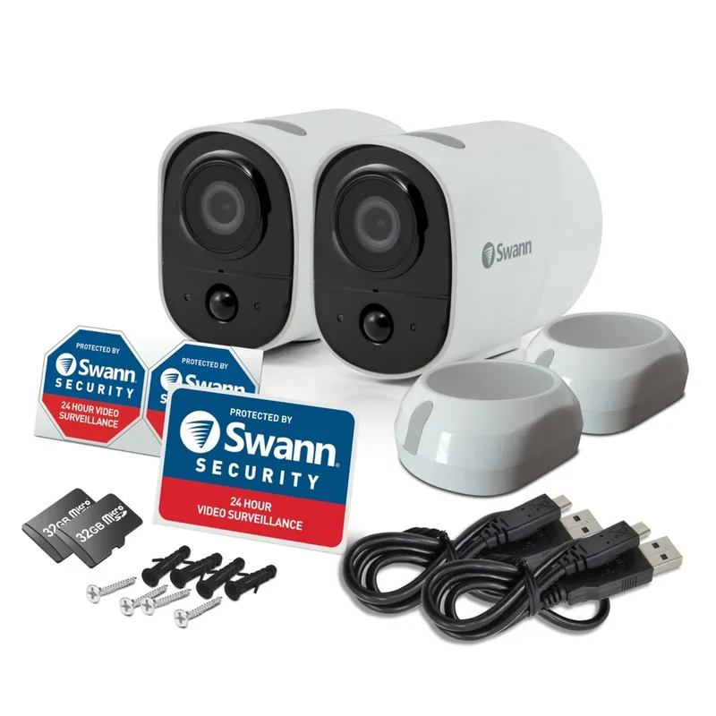 Swann Xtreem Wire-Free Security Camera w 32GB Card - WiFi IP Digital ...