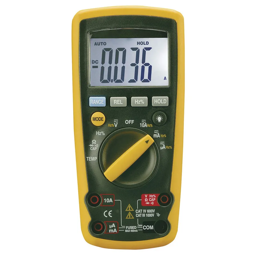 IP67 True RMS Autoranging Cat IV DMM with Wireless USB Interface ...