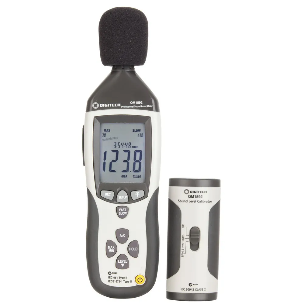 Pro Sound Level Meter Set with Calibrator | Jaycar Australia
