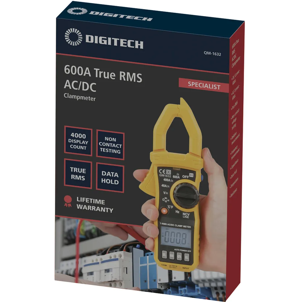 600A True RMS AC/DC Clamp Meter | Jaycar Australia