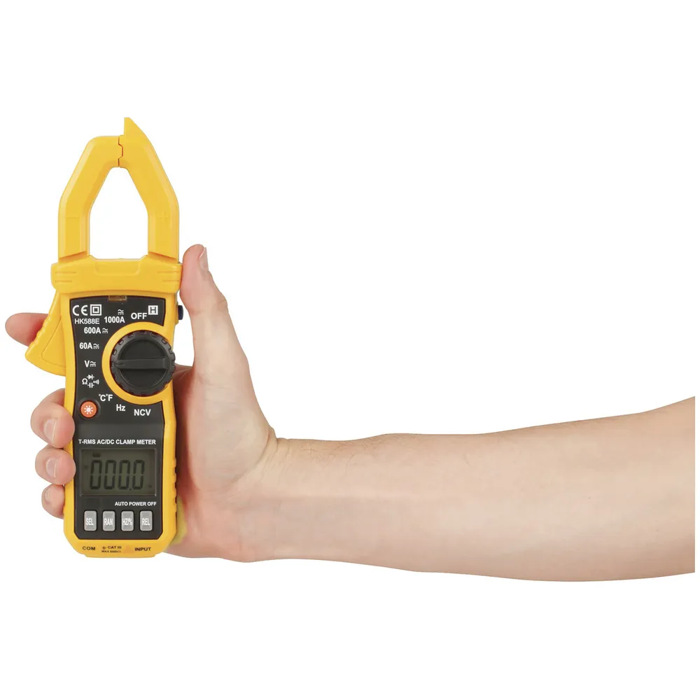1000A True RMS AC/DC Clamp Meter | Jaycar Australia
