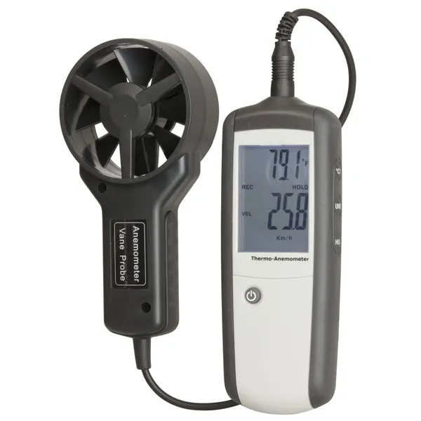 Hand-held Anemometer with Separate Sensor | Jaycar Australia
