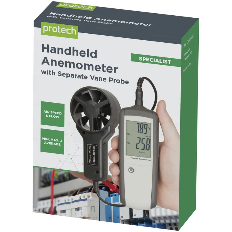Hand-held Anemometer with Separate Sensor | Jaycar Australia