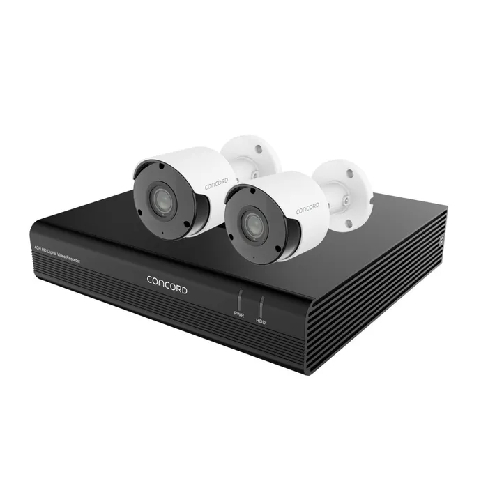 Concord 4 Channel HD DVR Kit - 2 x 2MP Bullet Cameras V3 | Jaycar Australia
