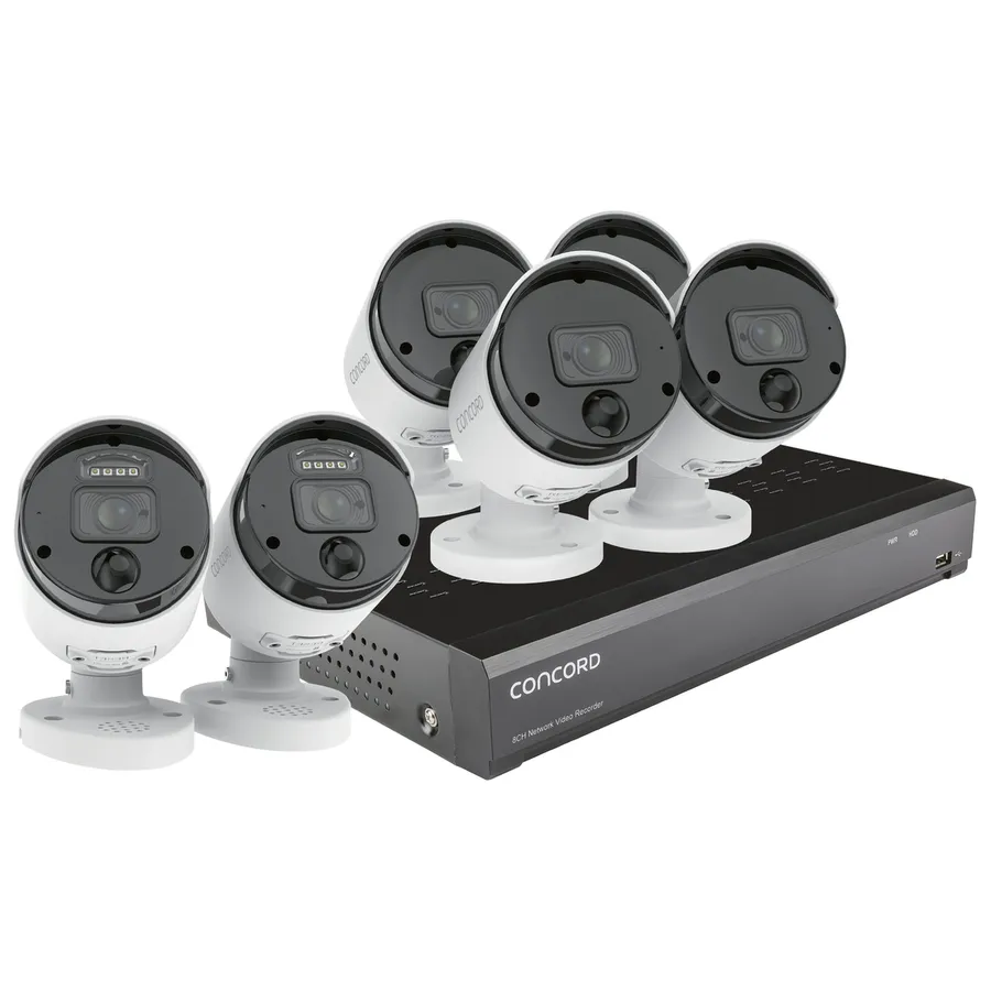 Concord 4 Channel HD DVR Kit - 2 x 2MP Bullet Cameras V3 | Jaycar New ...