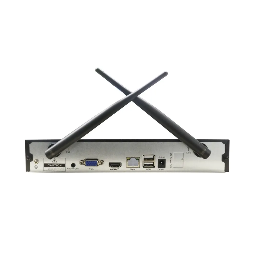 Concord 10 Channel WiFi NVR Kit with 4 x 5MP Bullet Cameras IP66 V4 ...