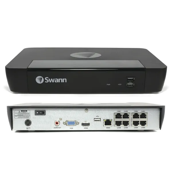 Swann 8CH 6K NVR Kit with 4 x 6K PIR Bullet Cameras SWNVK-890004FB ...