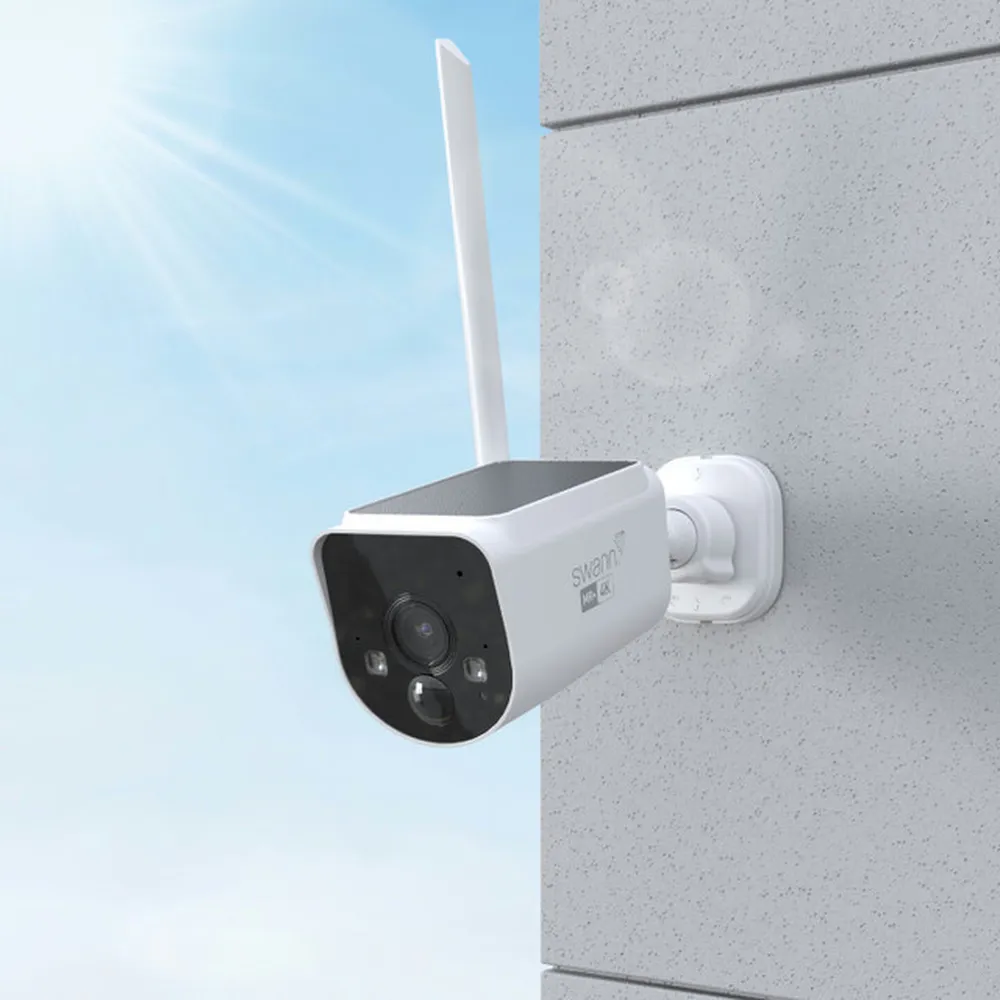 Swann MaxRanger4K™ Solar 4 Camera Security System with Longest Range ...