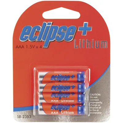 Four Pack 1.5V Eclipse+ AA Lithium Batteries | Jaycar Australia