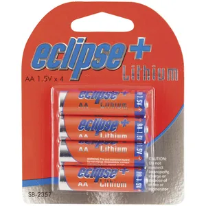 Four Pack 1.5V Eclipse+ AA Lithium Batteries | Jaycar Australia