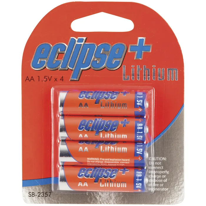 Four Pack 1.5V Eclipse+ AA Lithium Batteries | Jaycar Australia