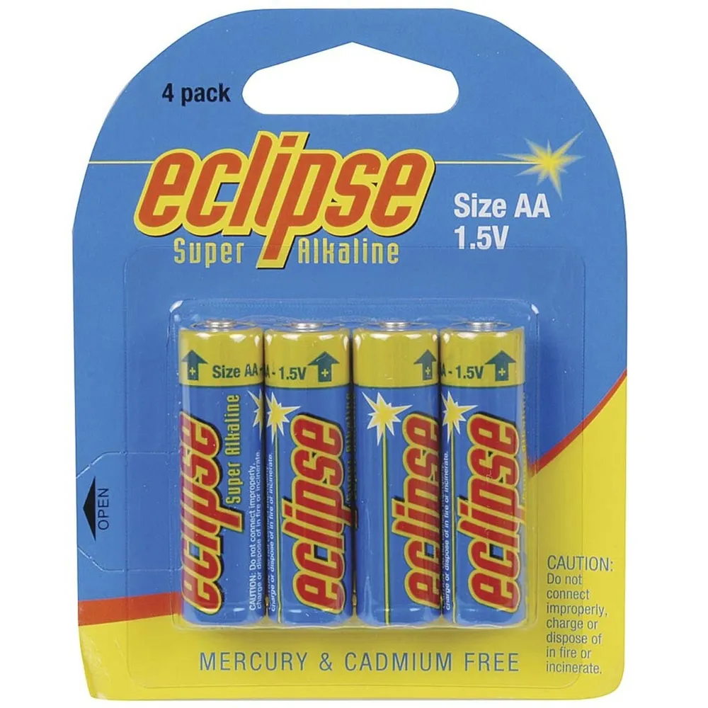 Four Pack 1.5V Eclipse+ AA Lithium Batteries | Jaycar Australia