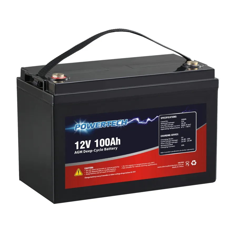 12V 100Ah AGM Deep Cycle Battery V2 | Jaycar Australia