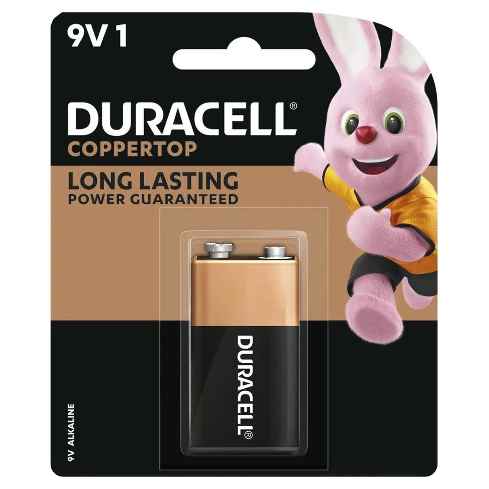 Duracell Coppertop 9V 1 PK | Jaycar Australia