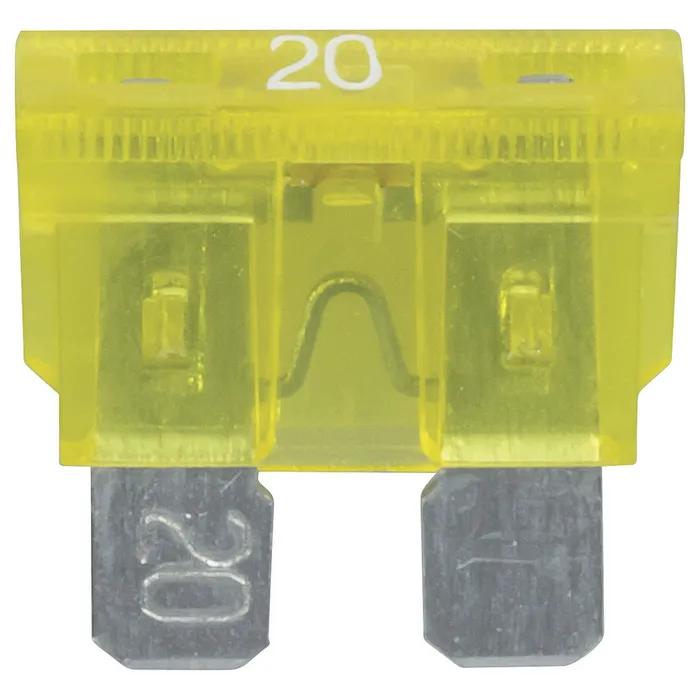 20A Yellow Standard Blade Fuse | Jaycar New Zealand