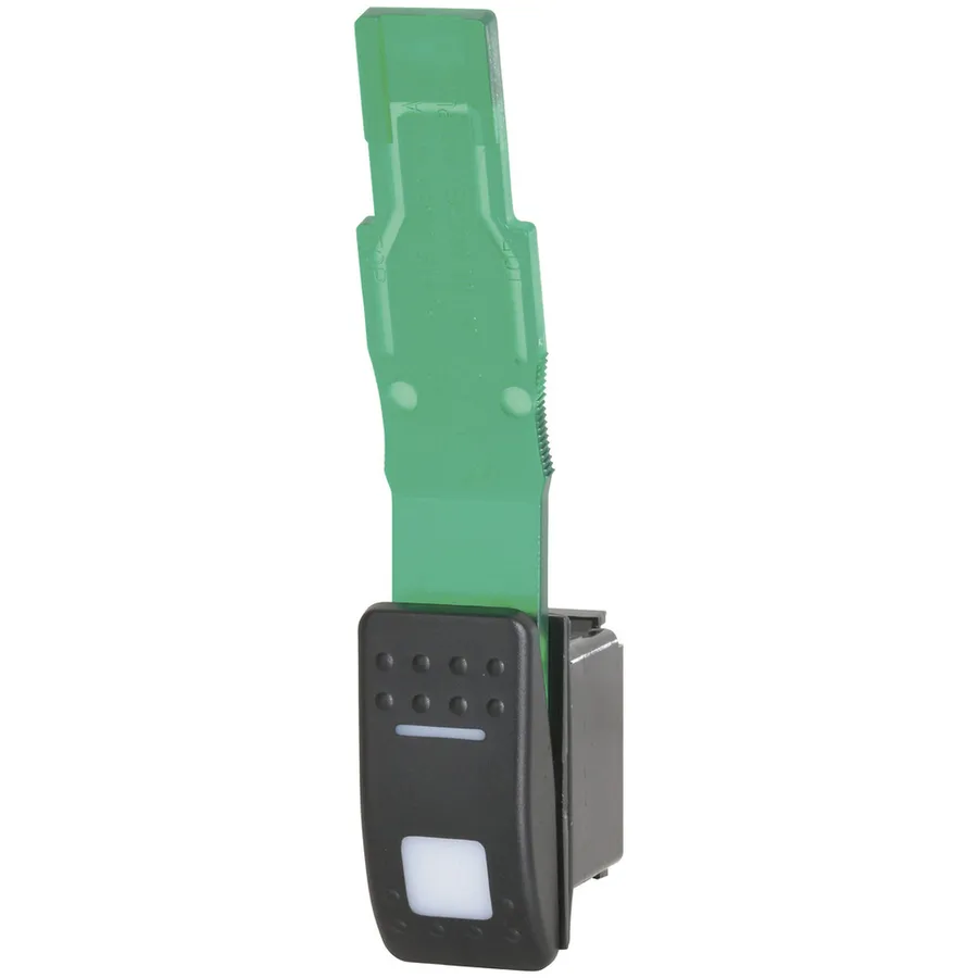 SPDT Dual Illuminated Rocker Switch with Labels and Interchangeable ...