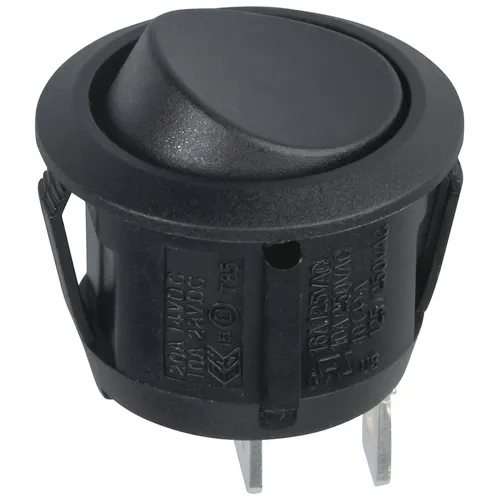 Round IP65 Rated Rocker Switch DPDT 250VAC 10A | Jaycar Australia