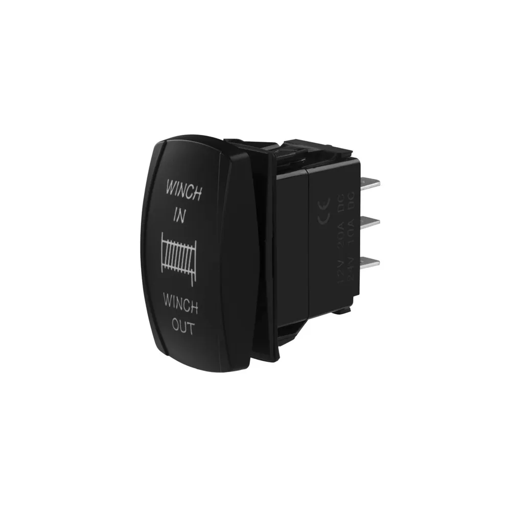Centre-off Momentary Rocker Switch with Blue Light | Jaycar Australia